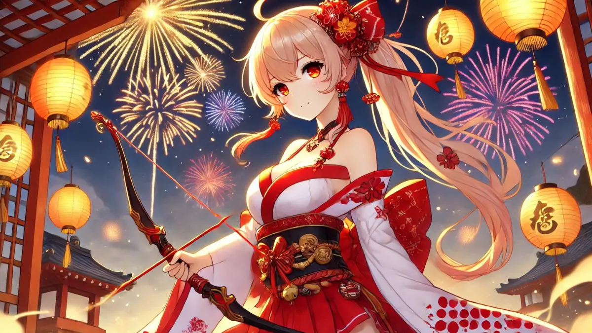 Genshin Impact Yoimiya: Pyro Archer & Firework Expert