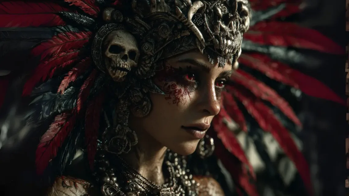 Itzpapalotl the Aztec Obsidian Butterfly Warrior